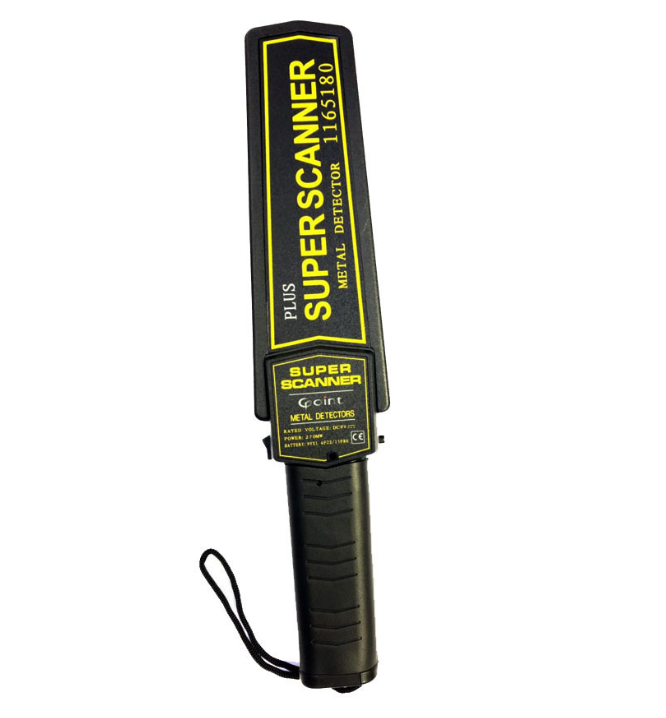 65180 Hand-held security detectors, metal hands in the examination room ...