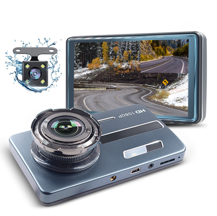 4.39 inch front and rear dual recording high-definition night vision ...