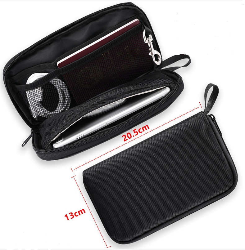 ZD-70 7-inch mobile phone anti-radiation bag with zipper signal ...